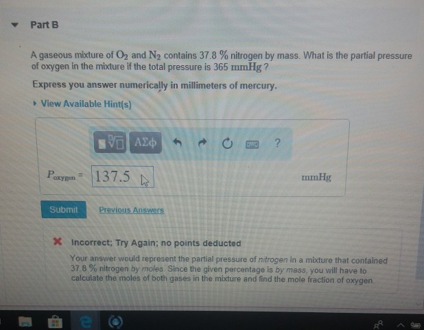 A Gaseous Mixture of O2 and N2