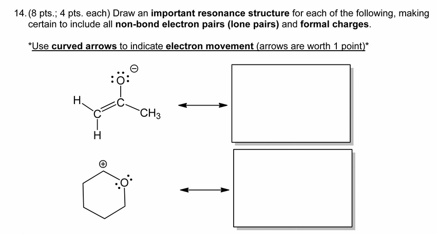 Solved Resonance help! Draw an important resonance | Chegg.com