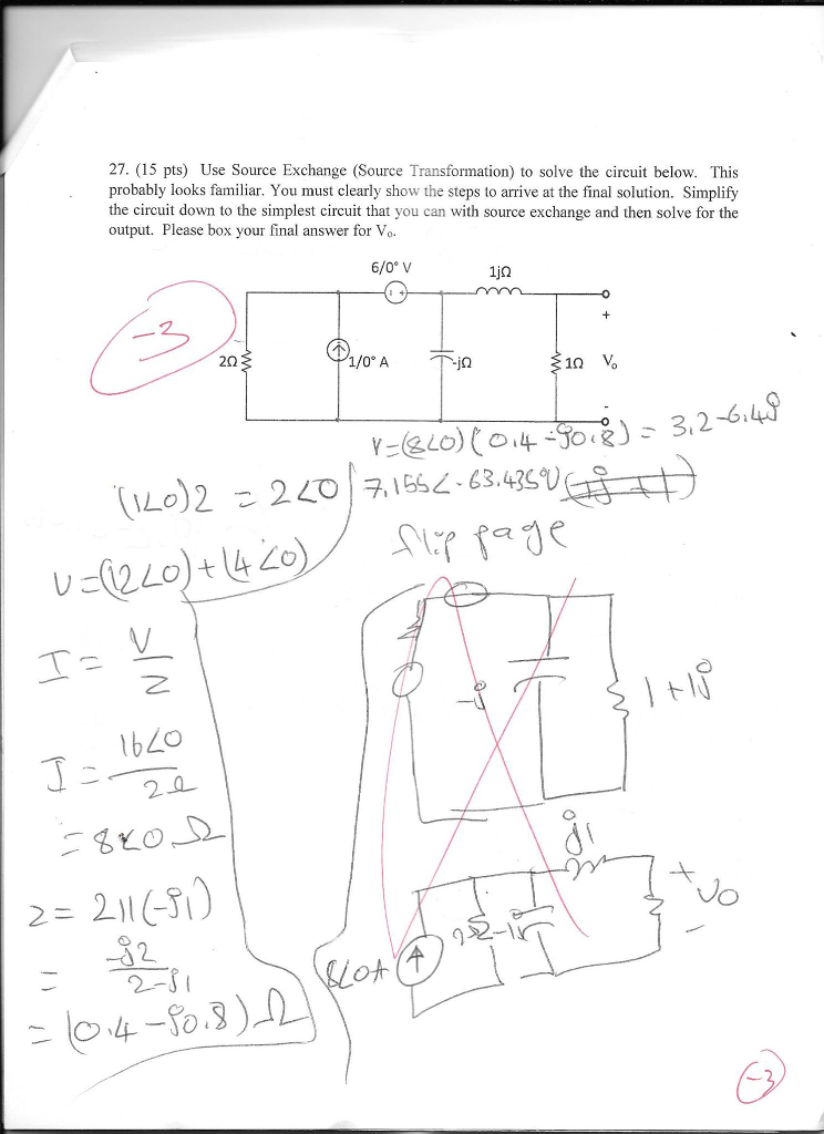 Solved Use Source Exchange (Source Transformation) to solve | Chegg.com
