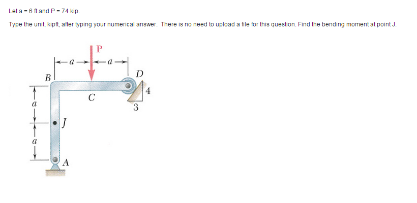 Solved Type the unit kipft, after typing your numerical | Chegg.com