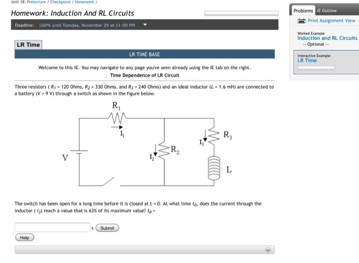 Solved Unit 18: Prelecture C Homework: Induction And RL | Chegg.com