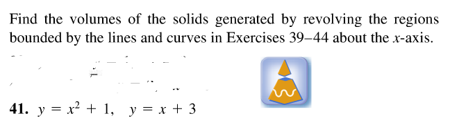 Solved Volumes by the Disk Method In Exercises 15-18, find | Chegg.com