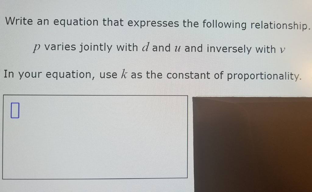 Solved Write An Equation That Expresses The Following