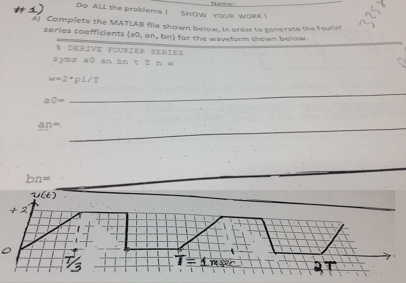 Solved Complete the MATLAB file shown below, in order to | Chegg.com