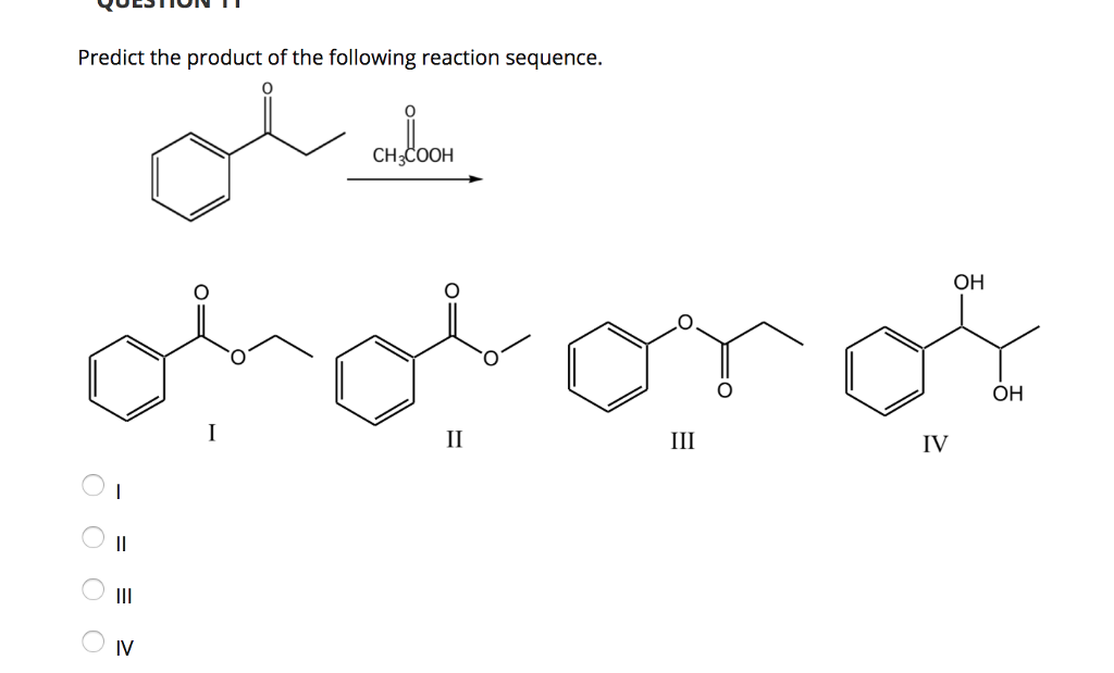 Solved Predict the product of the following reaction | Chegg.com