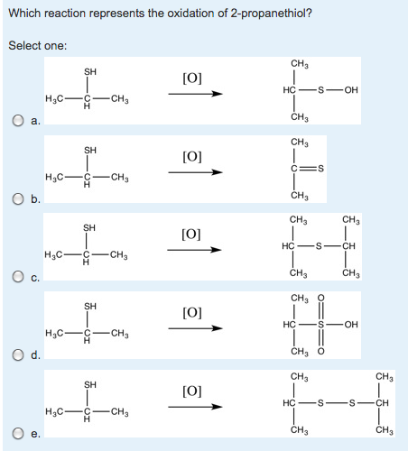 Solved Which reaction represents the oxidation of | Chegg.com