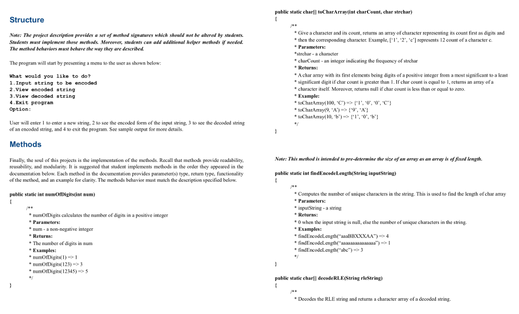 Solved Overview Run-length encoding is one of the many fom | Chegg.com