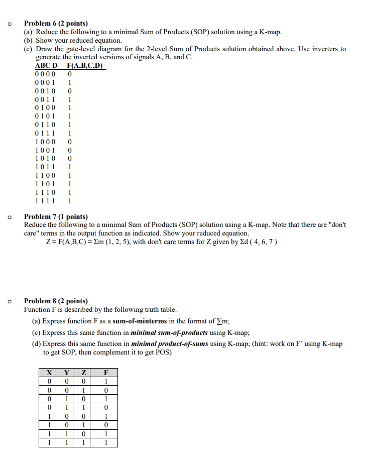 Solved o Problem 6 (2 points) (a) Reduce the following to a | Chegg.com Solved o Problem 6 (2 points) (a) Reduce the following to a | Chegg.com