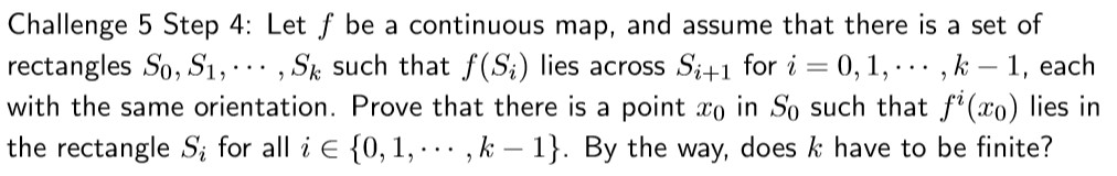 Solved Challenge 5 Step 4: Let f be a continuous map, and | Chegg.com