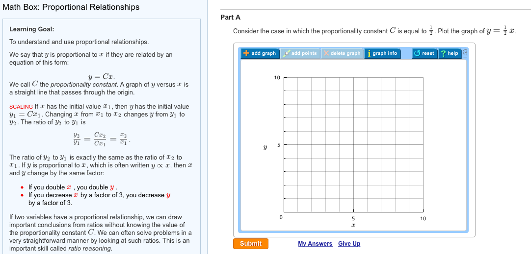 Solved Math Box: Proportional Relationships Learning Goal: | Chegg.com