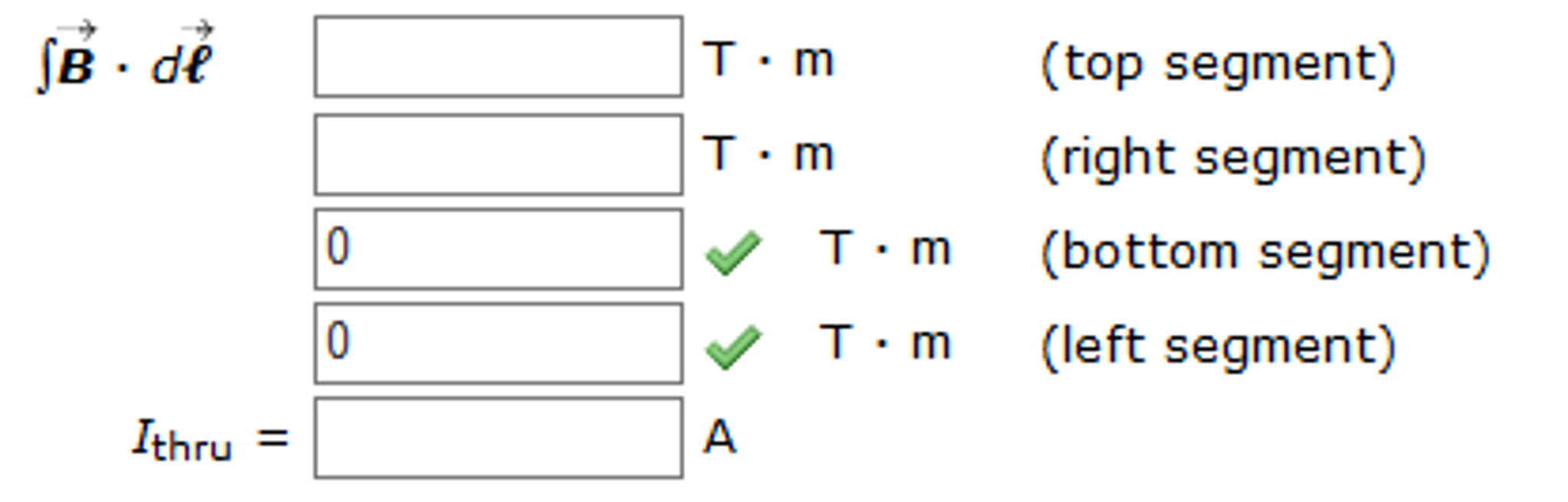 Solved A 3.80 cm ? 3.80 cm square Ampèrian loop exists in | Chegg.com