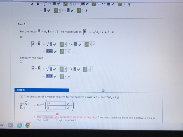 Solved For the vector vector R = R_x hat I + R_y hat j. The | Chegg.com