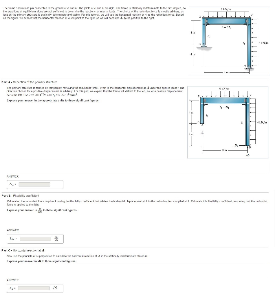 Solved The frame shown in is pin connected to the ground at | Chegg.com