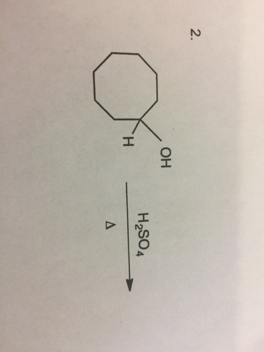 Solved OH H2SO4 | Chegg.com