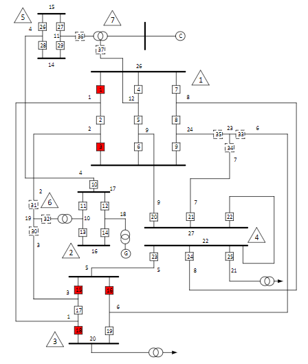 Connectivity and Topology - In the power system | Chegg.com