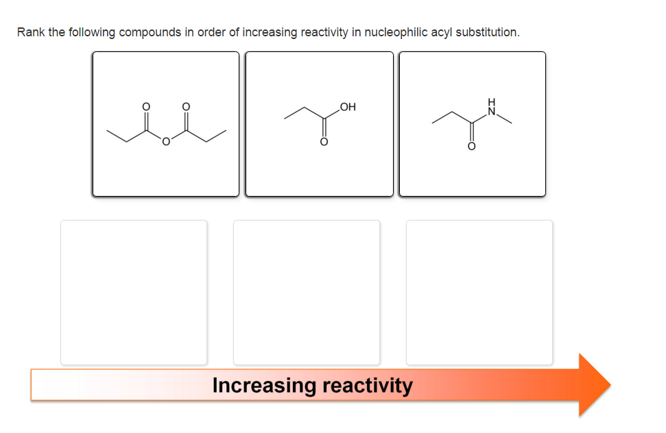 Solved Rank The Following Compounds In Order Of Increasing