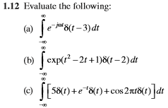 Solved Evaluate the following: (a) integral_ - | Chegg.com