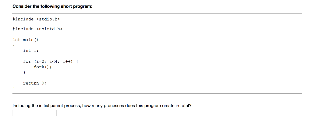Solved Consider the following short program: include | Chegg.com