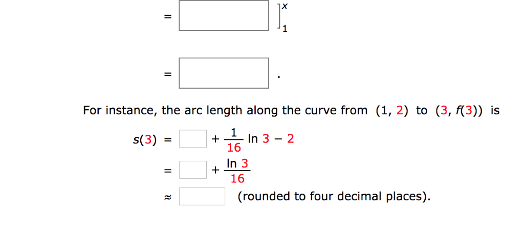 Solved EXAMPLE 4 Find the arc length for the curve y = 2x2- | Chegg.com