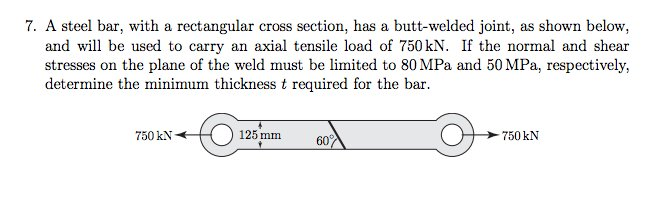 Solved A steel bar, with a rectangular cross section, has a | Chegg.com