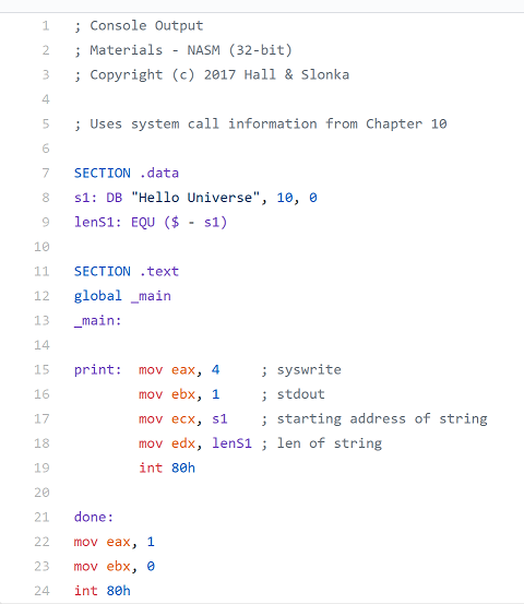 Solved Assemably using (NASM.asm) not anything else | Chegg.com