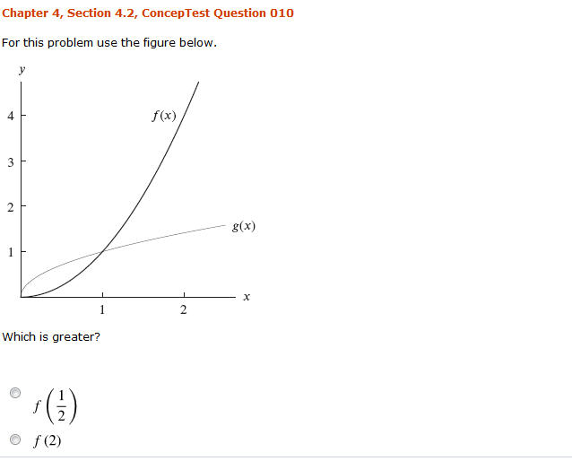 Solved Chapter 4, Section 4.2, ConcepTest Question 010 For | Chegg.com