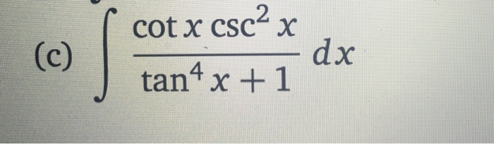Solved tan4x +1 | Chegg.com
