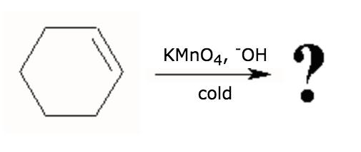 Solved KMnO4, OH cold | Chegg.com