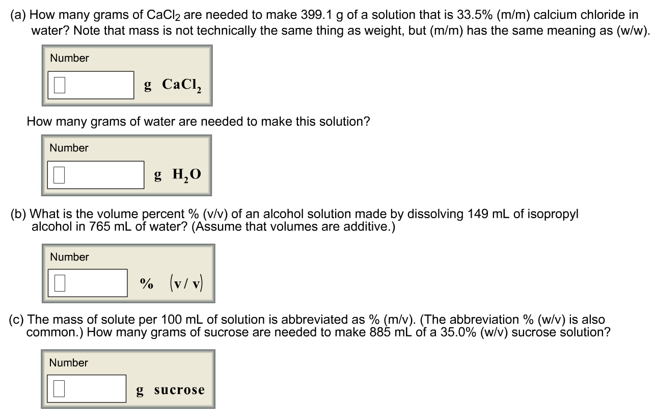 Solved How many grams of CaCl_2 are needed to make 399.1 g | Chegg.com