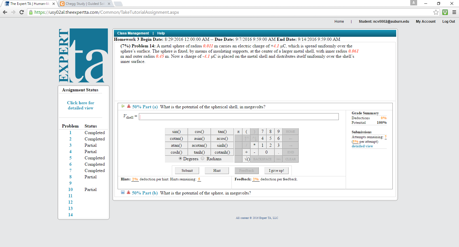 Solved ta The Expert TAIHuman-lik x C Chegg Study Guided Sol | Chegg.com