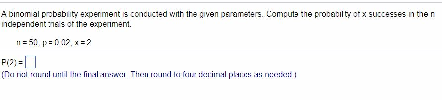 Solved Determine whether the following probability | Chegg.com