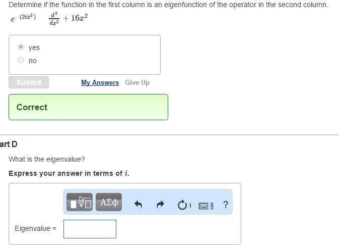 Solved Determine if the function in the first column is an | Chegg.com