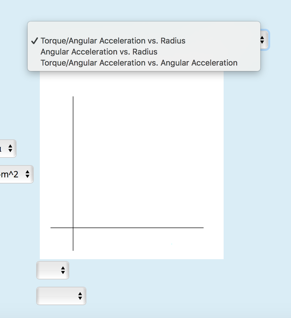Solved Torque/Angular Acceleration vs. Radius | Chegg.com