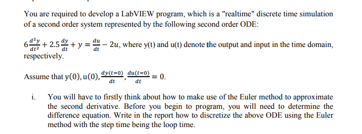 Solved You Are Required To Develop A Labview Program Which 2115