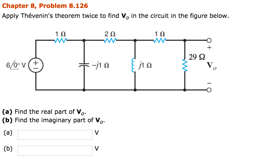 Solved Apply Thevenin's theorem twice to find V_0 in the | Chegg.com
