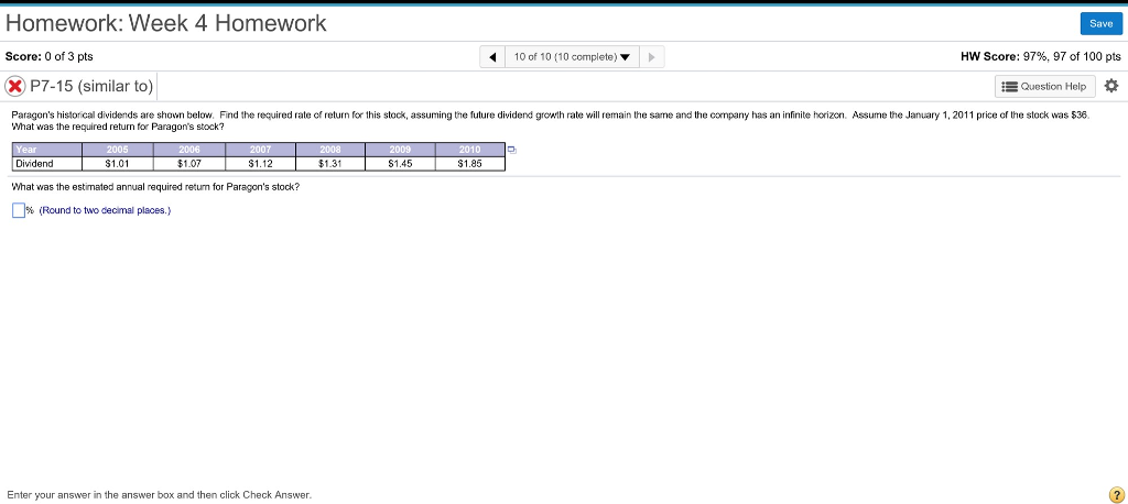 Solved Homework: Week 4 Homework Score: 0 of 3 pts X P7-15 | Chegg.com