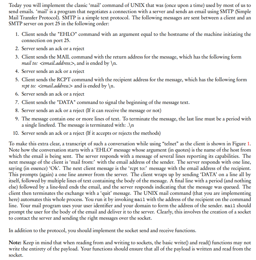 Solved We are expected to do the following in C via a linux | Chegg.com