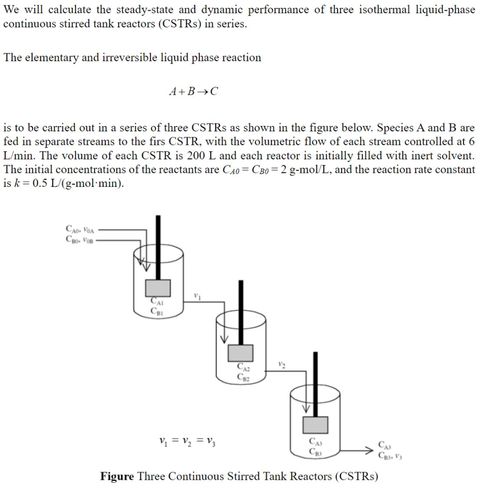 We will calculate the steady-state and dynamic | Chegg.com