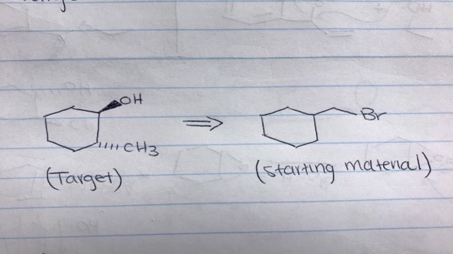 Solved Draw the retrosynthesis for the given starting | Chegg.com
