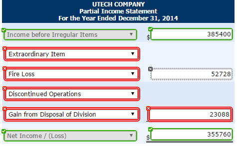 Solved Utech Company has income before irregular items of | Chegg.com