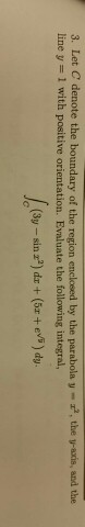 Solved Let C denote the boundary of the region enclosed by | Chegg.com