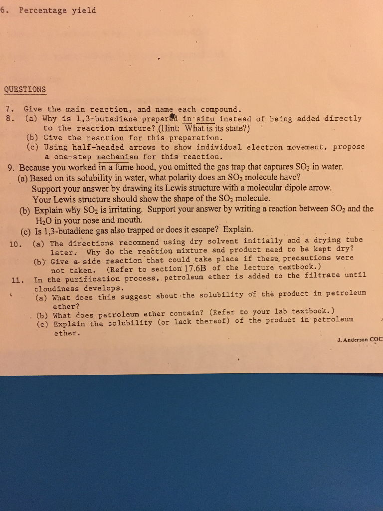 Solved 1, 3-Butadiene is a gas at room temperature (bp -4.4 | Chegg.com