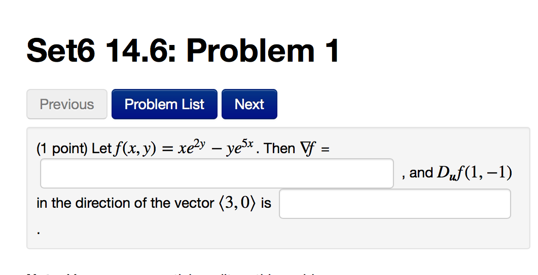 Solved: Let F(x, Y) = Xe^2y - Ye^5x. Then Delta F =, And D... | Chegg.com Solved: Let F(x, Y) = Xe^2y - Ye^5x. Then Delta F =, And D... | Chegg.com