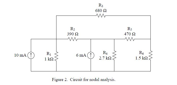 Solved Conduct a nodal analysis and determine the node | Chegg.com Solved Conduct a nodal analysis and determine the node | Chegg.com