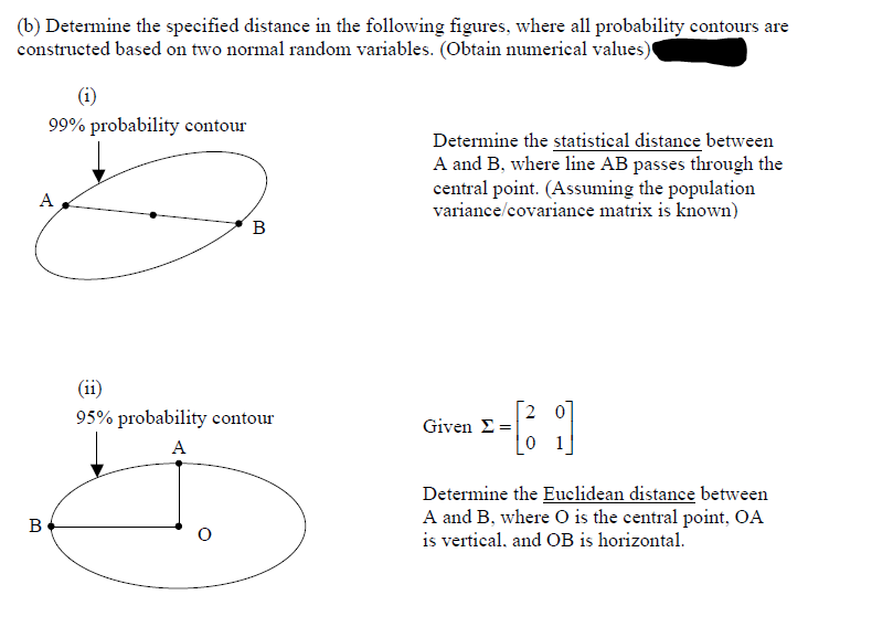 Determine the specified distance in the following | Chegg.com
