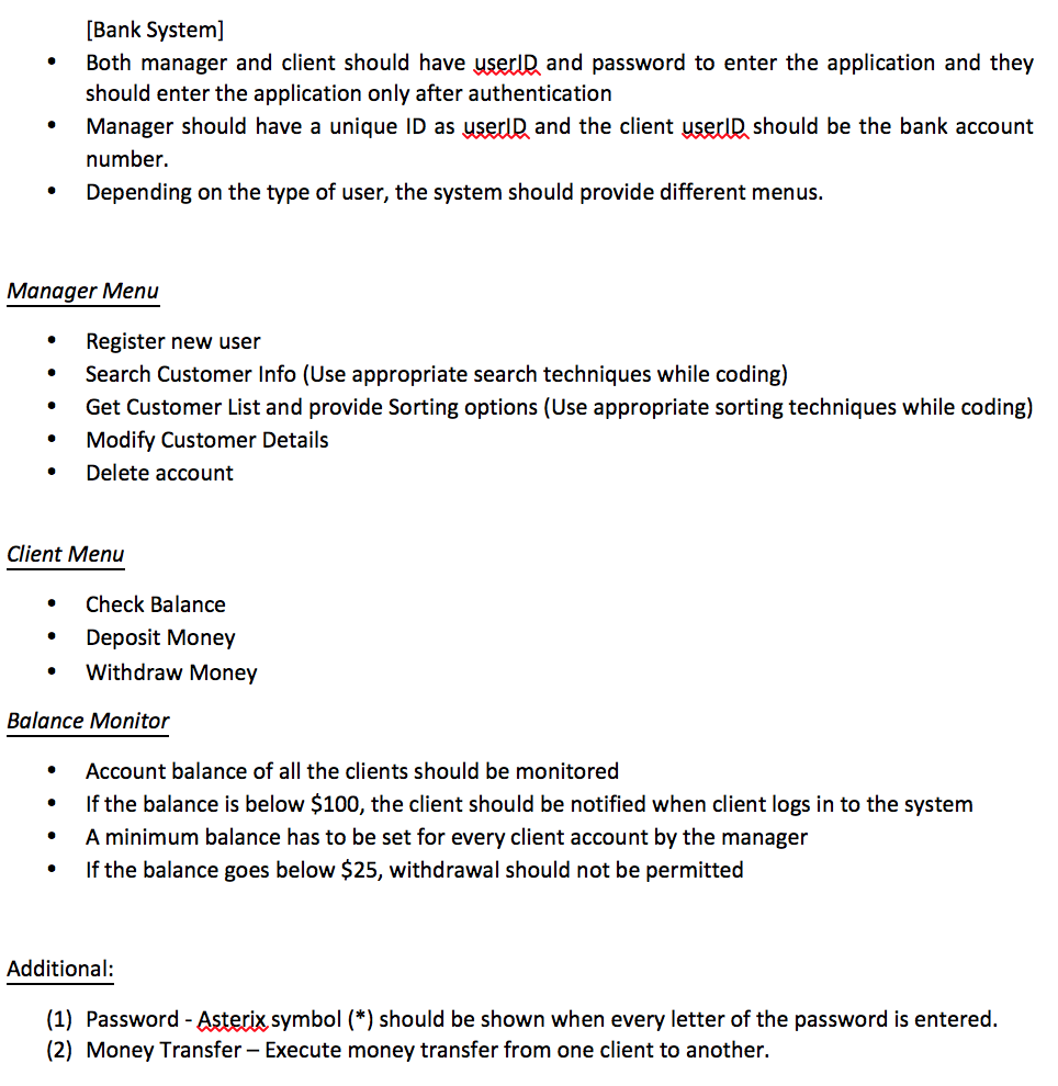 Solved [C++ Program] I need help creating an account system | Chegg.com