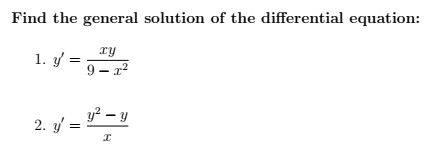 Solved Find the general solution of the differential | Chegg.com