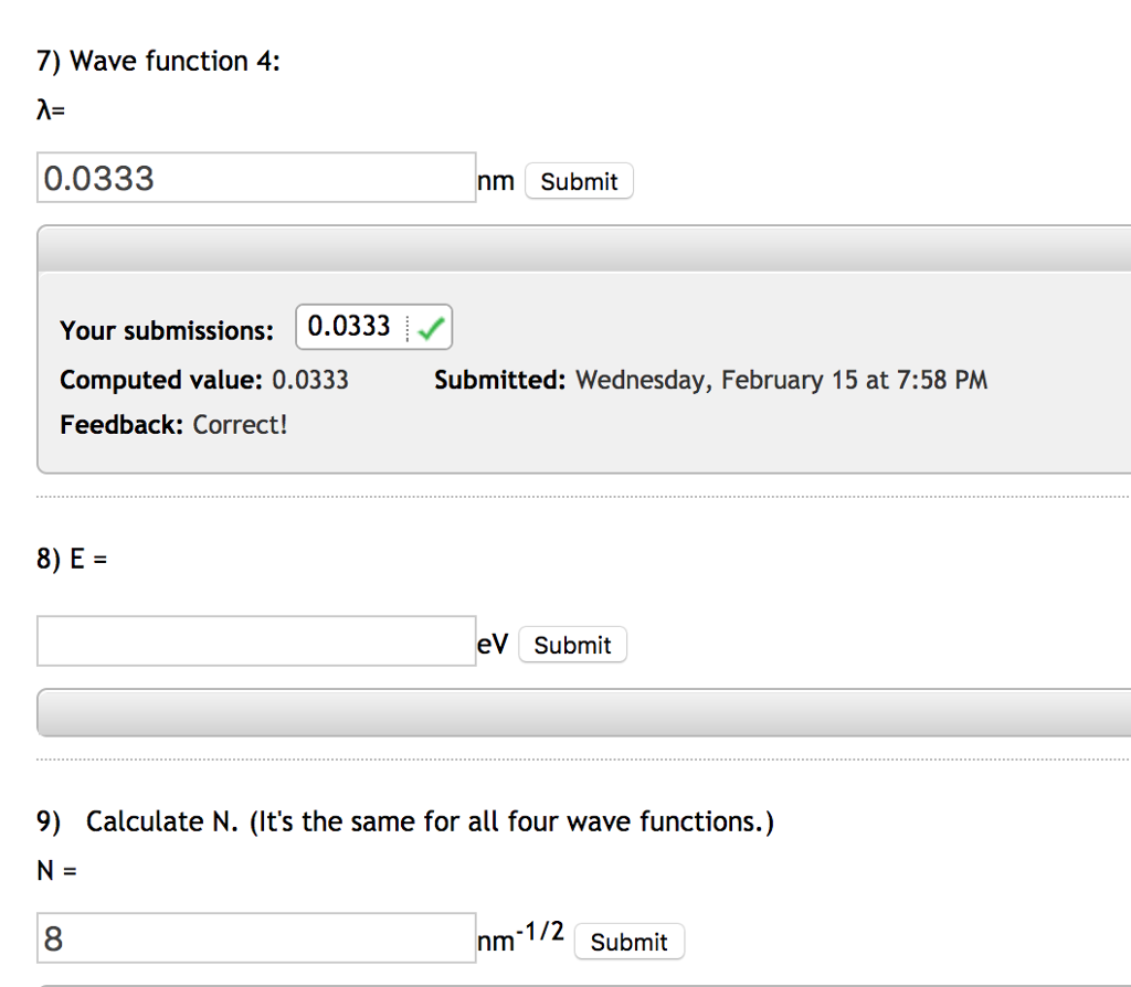 Solved The four graphs below represent wave functions of an | Chegg.com