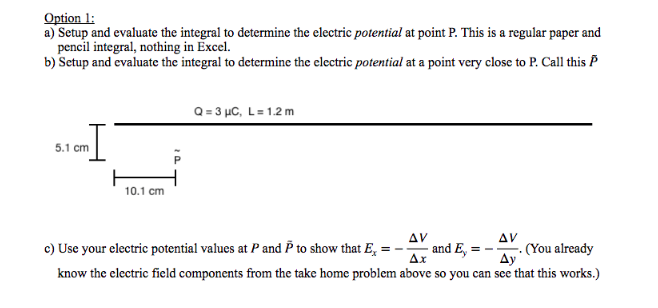 Solved Option1 a) Setup and evaluate the integral to | Chegg.com