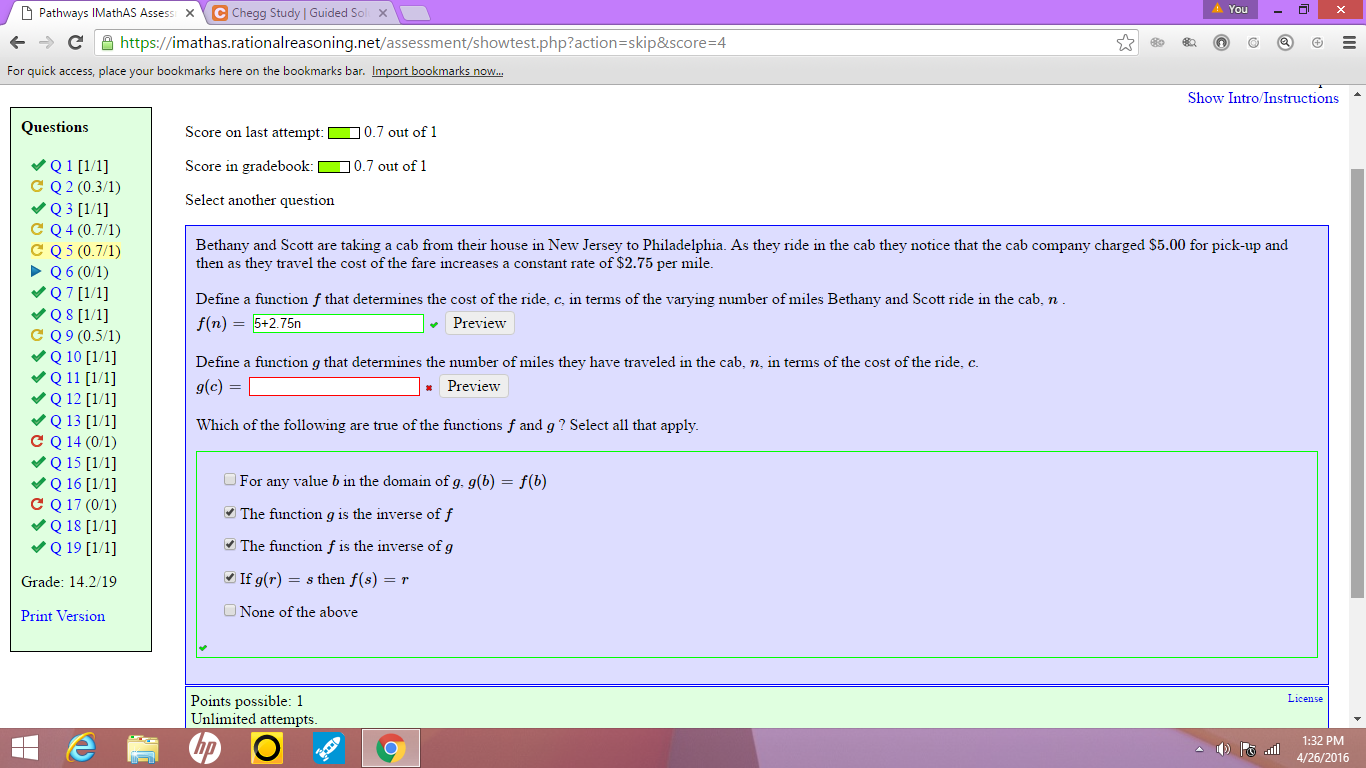 Solved You Pathways lMathAS Assess e Chegg Study I Guided So | Chegg.com